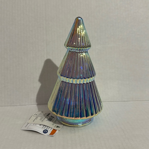 Target | Holiday | Lit Glass Christmas Tree Iridescent Christmas Tree ...